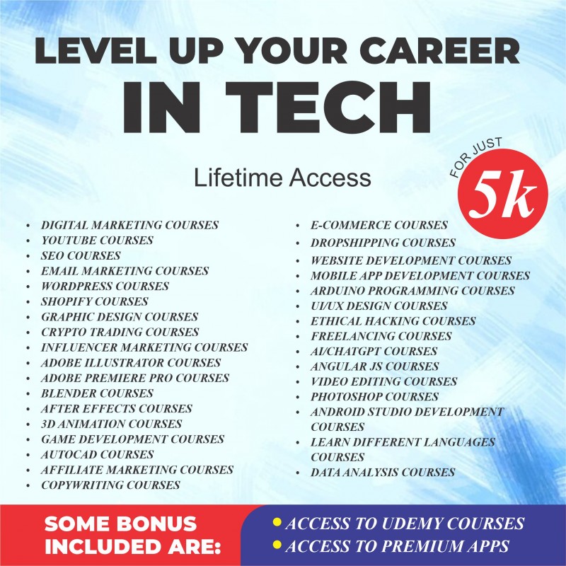 Buy Level Up Your Career in Tech by Agbaje Olayinka on Selar.co