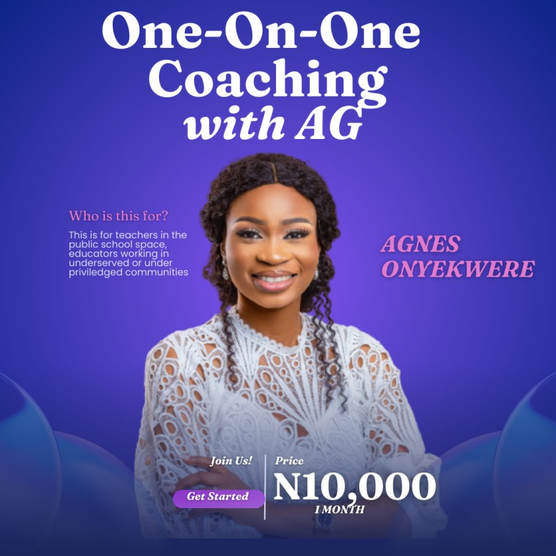 Buy ONE-ON-ONE COACHING WITH AG by Agnes Onyekwere on Selar