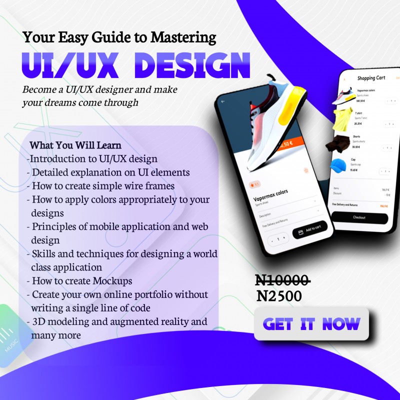 Buy Your Easy Guide to Mastering UI/UX Design by Agu Dominic on Selar