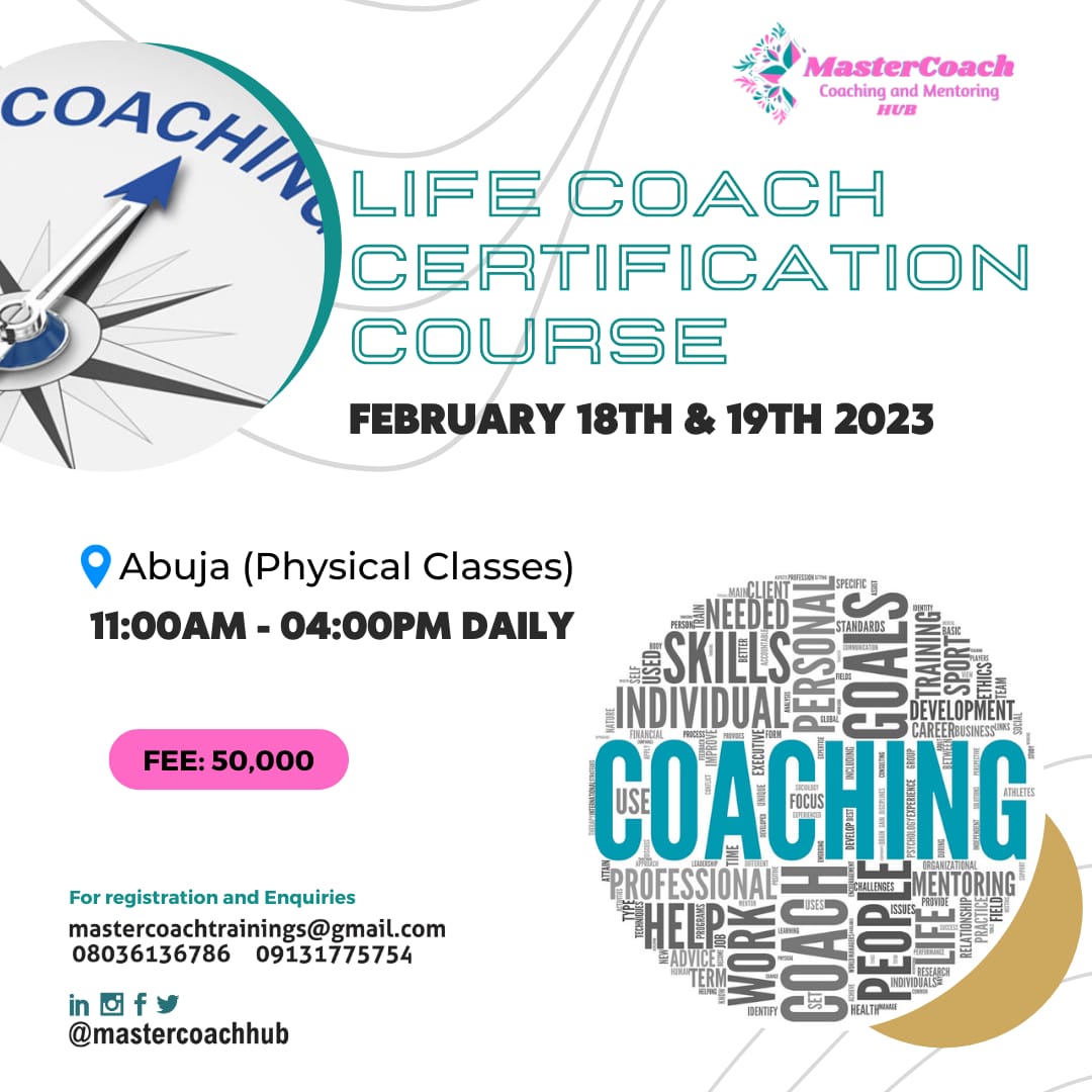 Buy LIFE COACH CERTIFICATE COURSE by Aishat Adaviruku on Selar