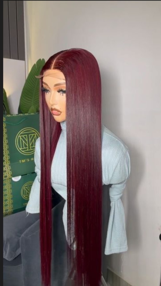 Buy Bone straight wig by Aisha Raji on Selar