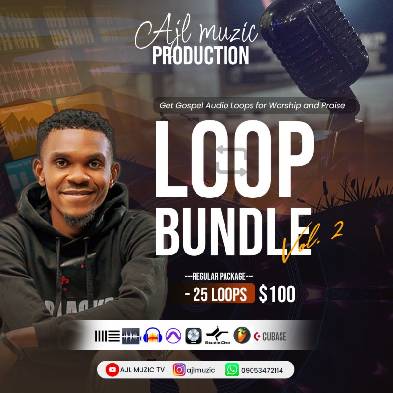 Buy AJL MUZIC LOOP BUNDLE VOLUME TWO (REGULAR PACKAGE) by Johnson Arinze on Selar