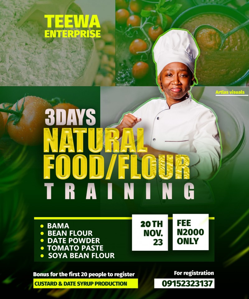 Buy Natural Food Processing Training by Akinbola Oluwafunke on Selar