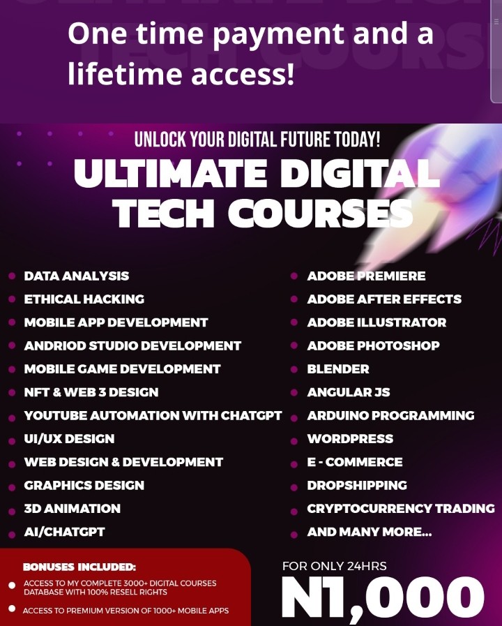 Buy POWERFUL DIGITAL TECH COURSE by Akpoguma Emmanuel Ochuko on Selar