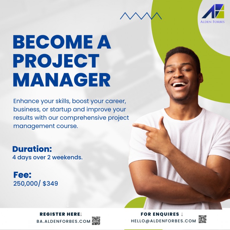 Buy Project Management Course + Coaching by Alden Forbes Consult on Selar