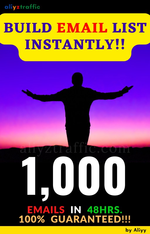 Buy Build Email List Instantly || 1000+ Emails in 48 Hours by ...