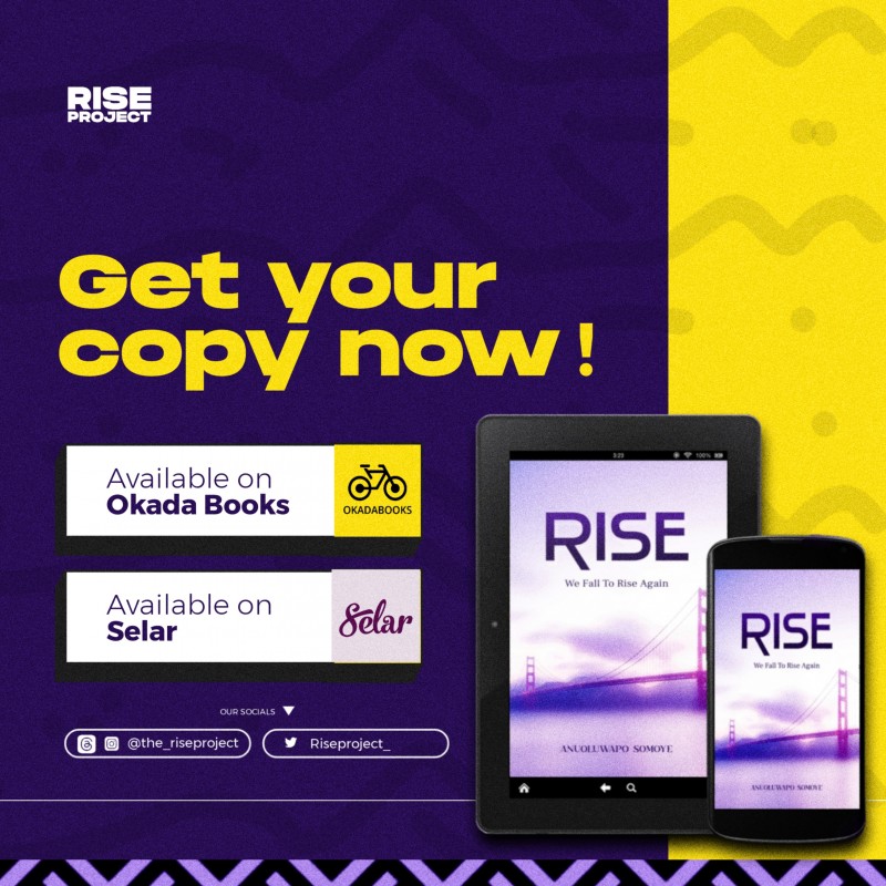 Buy RISE (WE FALL TO RISE AGAIN) by Anuoluwapo Somoye on Selar