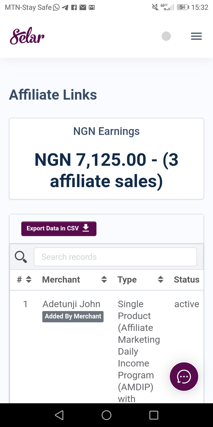 Buy Affiliate program by Ashabii Ade on Selar