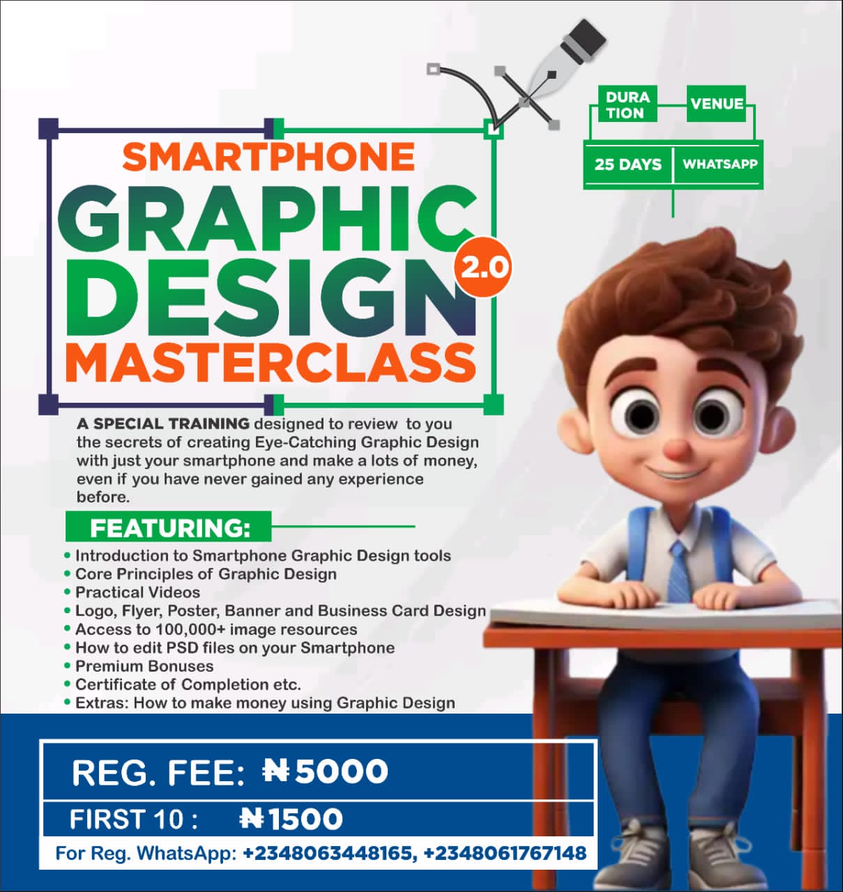 Buy SMARTPHONE GRAPHIC DESIGN COURSE by Awolola Victor on Selar