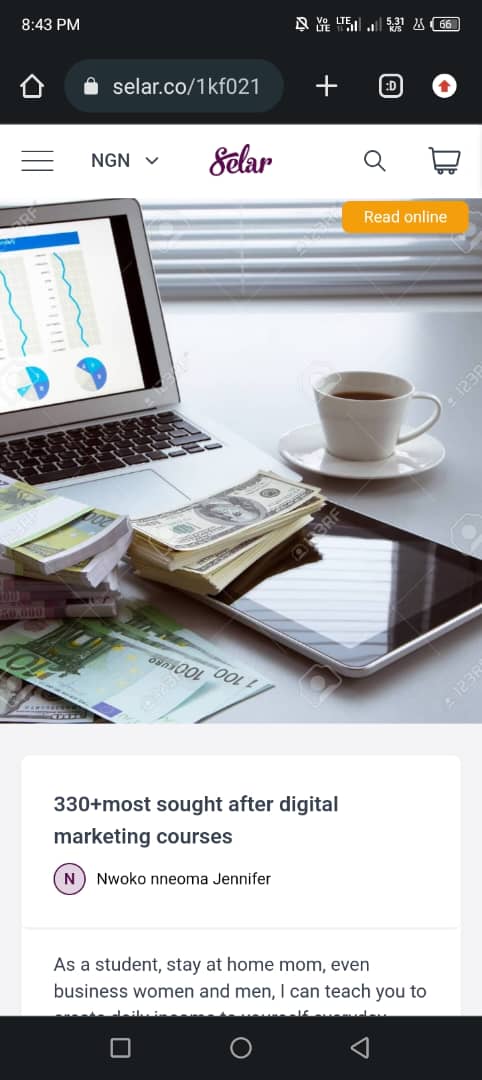 Buy 330+ most sought after digital marketing courses by Awunanna chidera favour on Selar