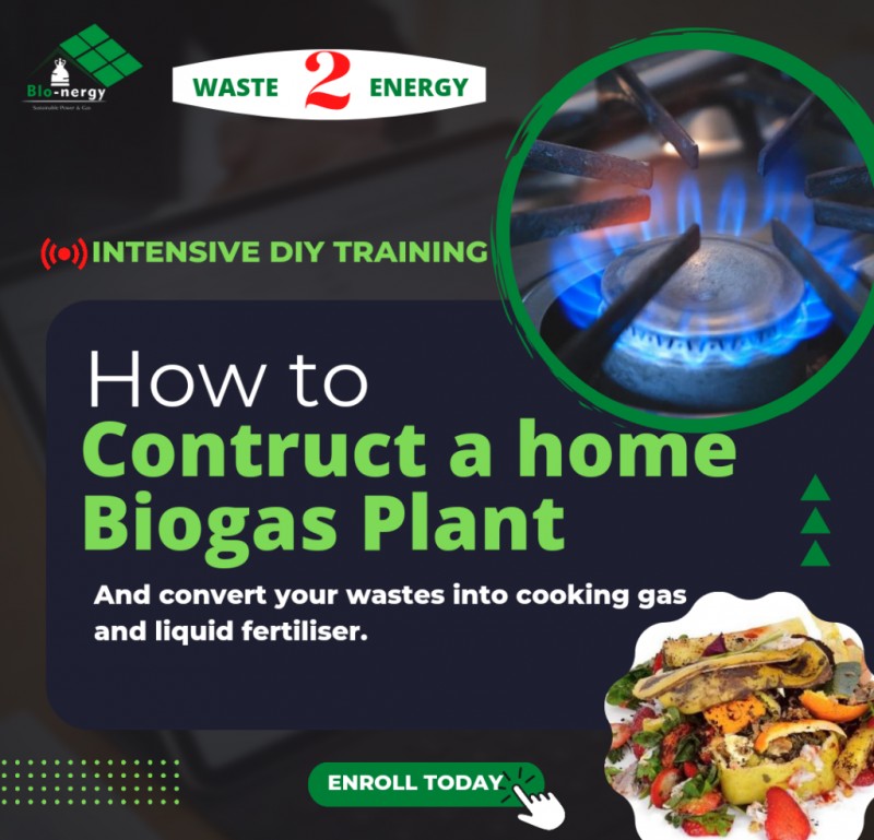 Buy LEARN HOW TO GENERATE COOKING GAS FROM WASTES- DIY BIOGAS TRAINING ...
