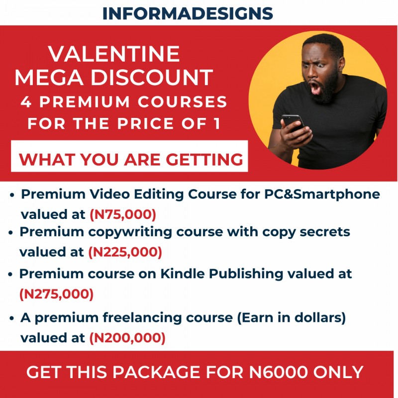 Buy VALENTINE 4 IN 1 STARTER KIT by ayomide emmanuel on Selar