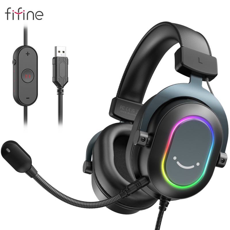 Buy Fifine-Dynamic-RGB-Gaming-Headset by Gizmopreviews on Selar