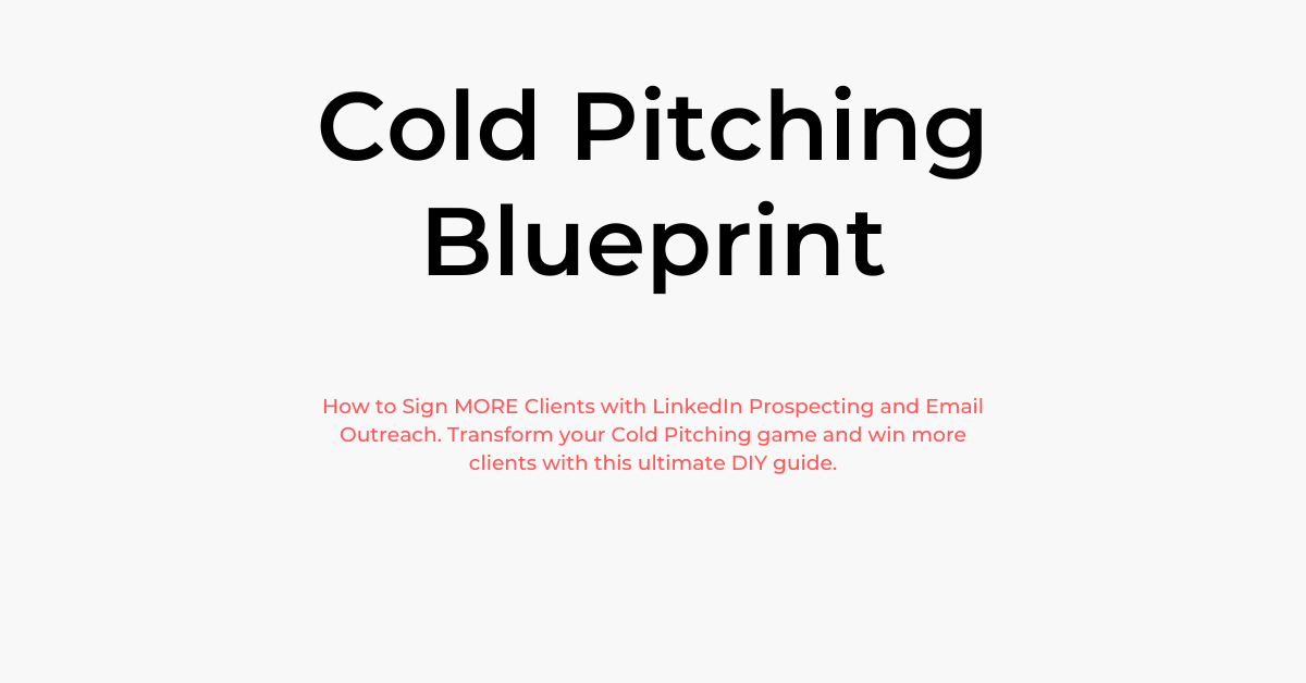 Buy Cold Pitching Blueprint by Bamidele Ojo on Selar