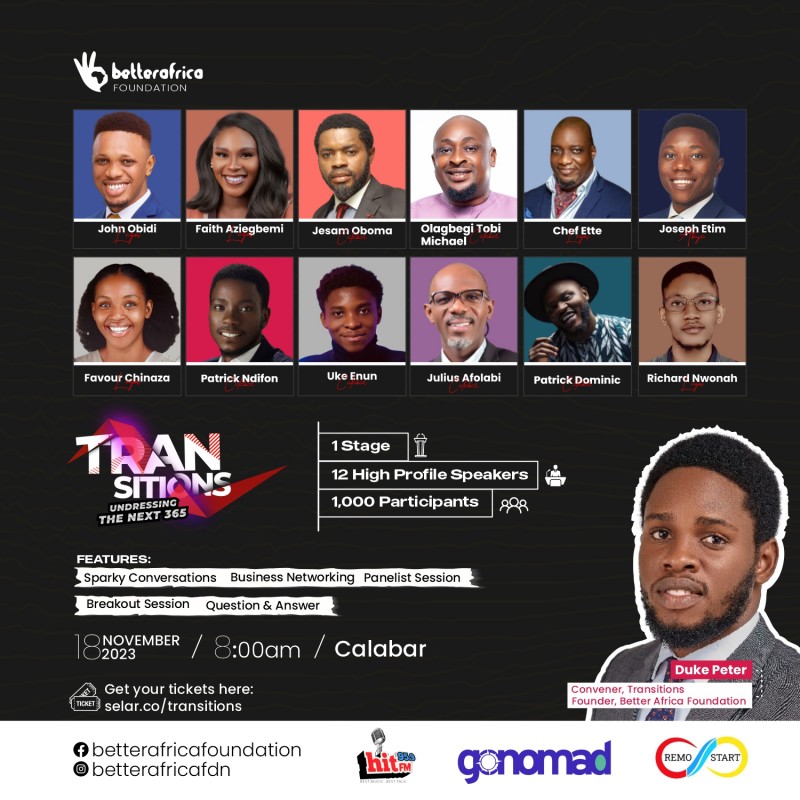 Get Transitions 2023 by Better Africa Foundation on Selar