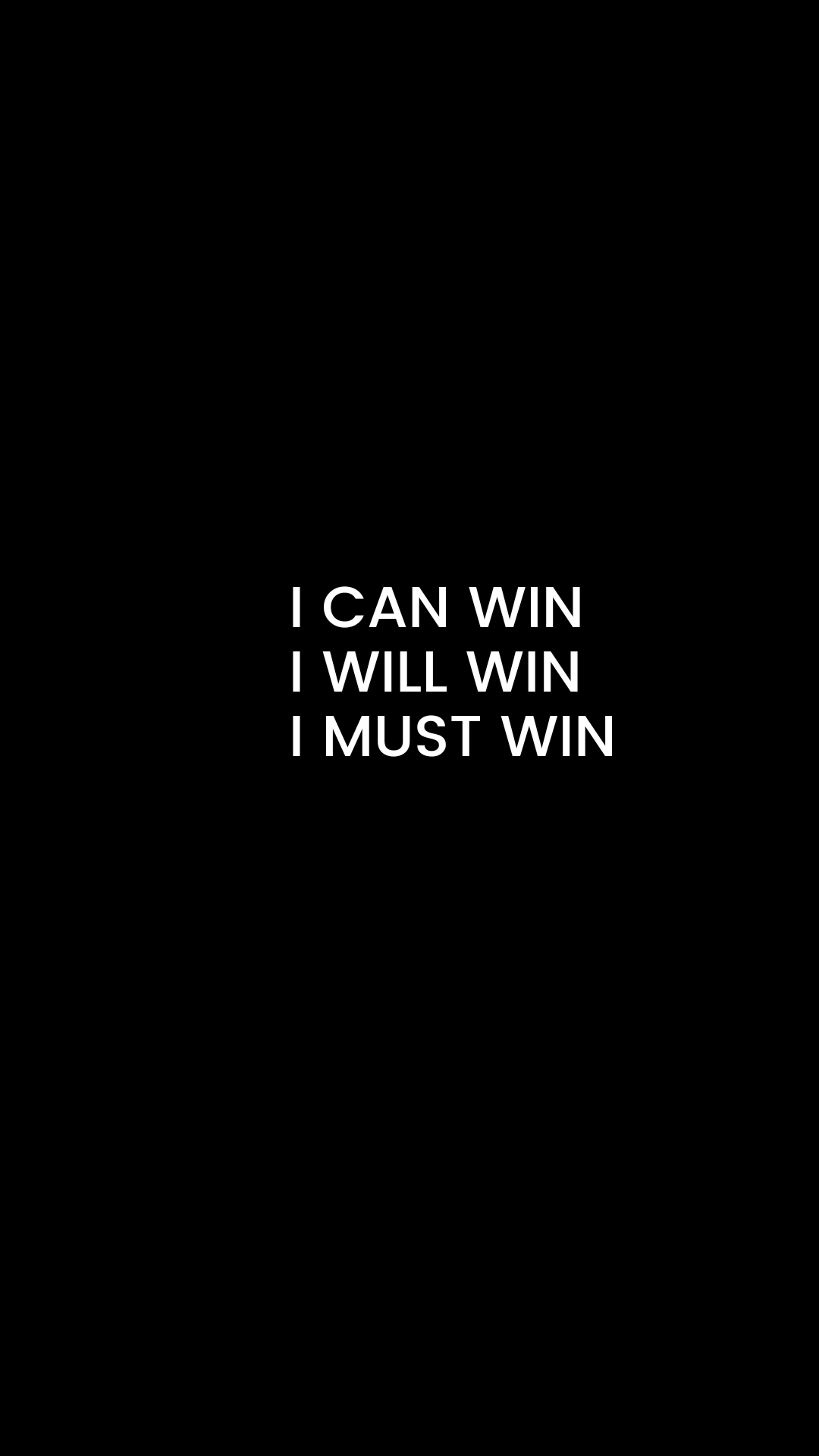 Buy I can I will I must Motivational Wallpaper| Self-improvement ...