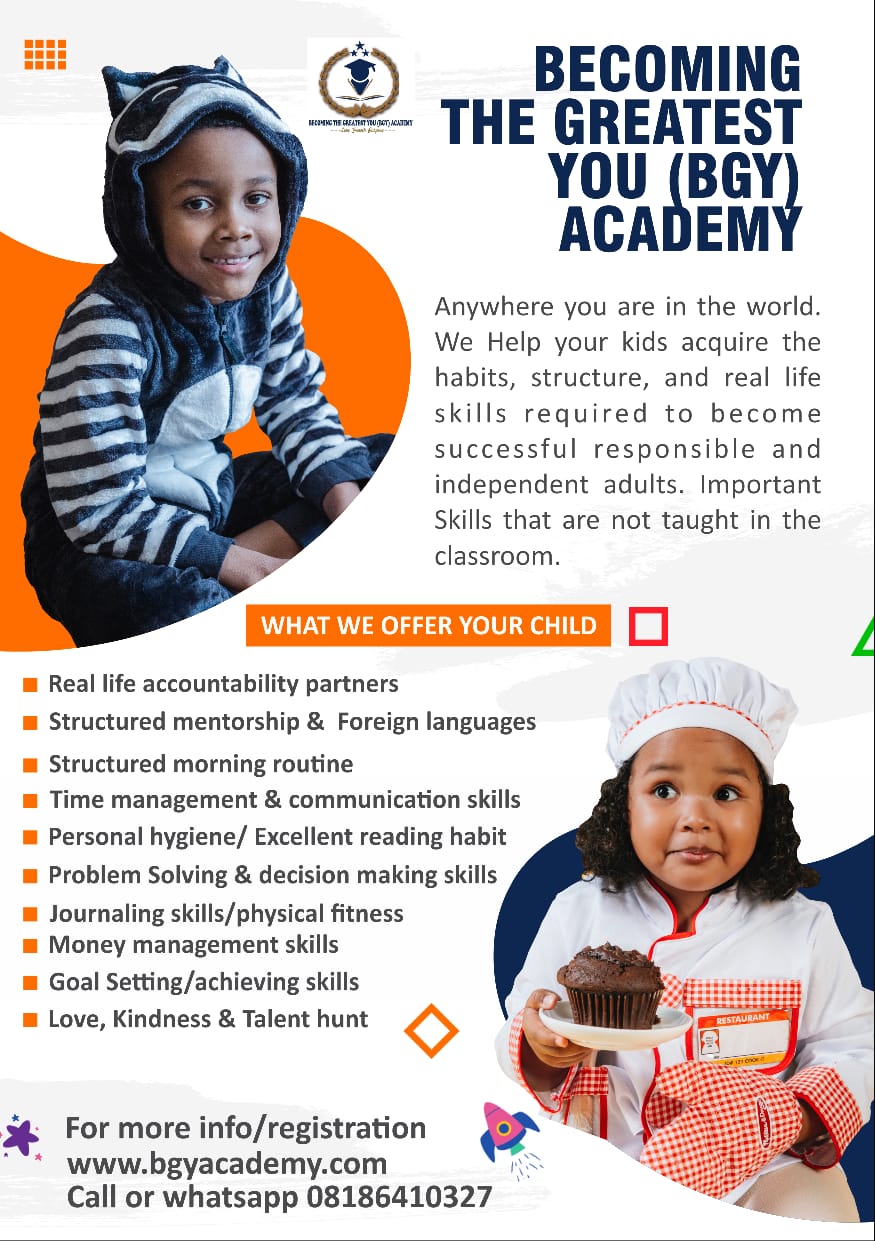 Subscribe BGY FOR KIDS (NIGERIA) by BGY Academy on Selar
