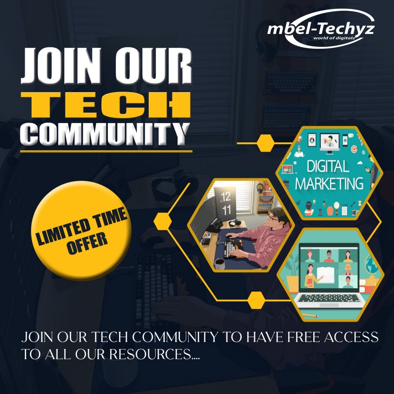 Buy JOIN MBEL-TECHYZ COMMUNITY by Bello Abdulmujeeb on Selar