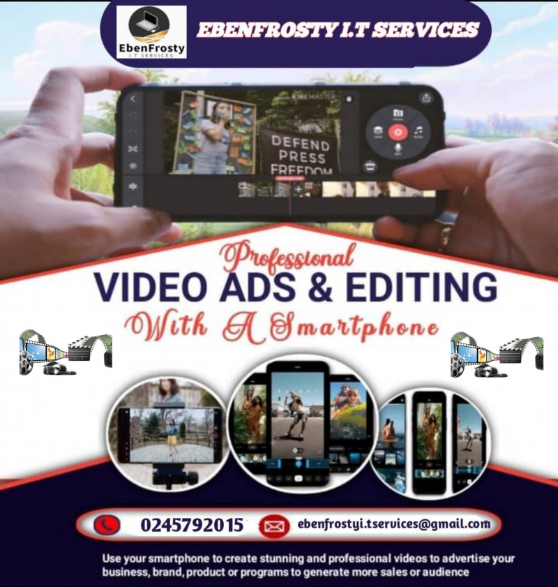 Buy Professional Video Ads And Editing course by EBENFROSTY I.T ...