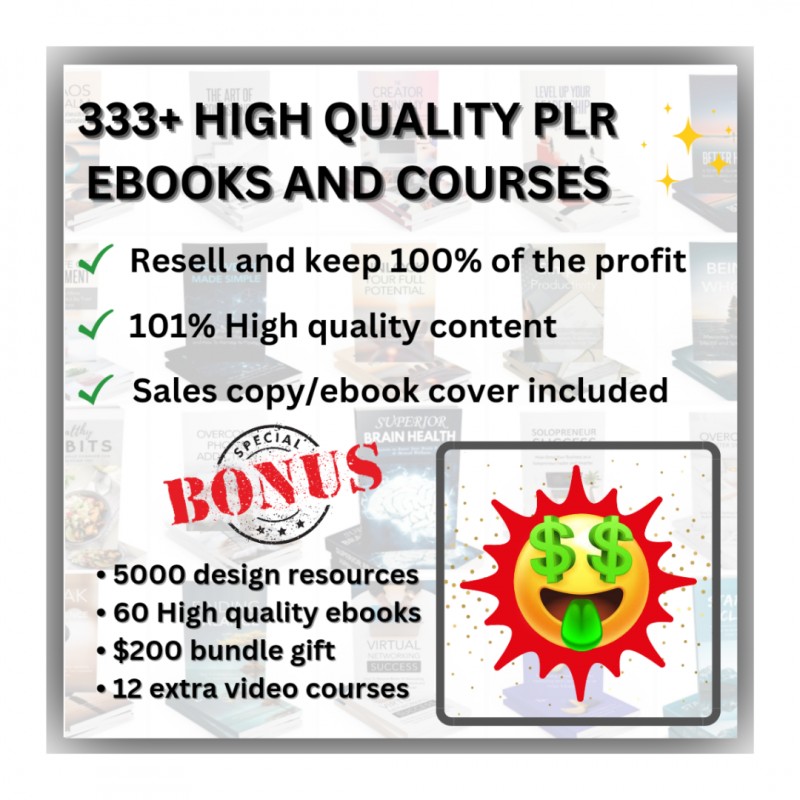 Buy 333+ EBOOK/COURSE BUNDLE by PDF Vault on Selar