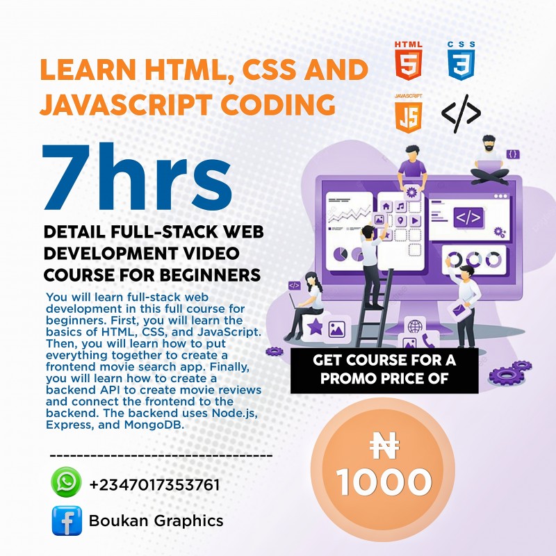 Buy Full Stack Web Development For Beginners Full Course On Html Css Javascript Nodejs