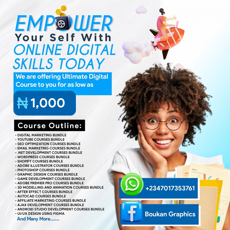 Buy Ultimate Digital Course by Boukan Graphics on Selar