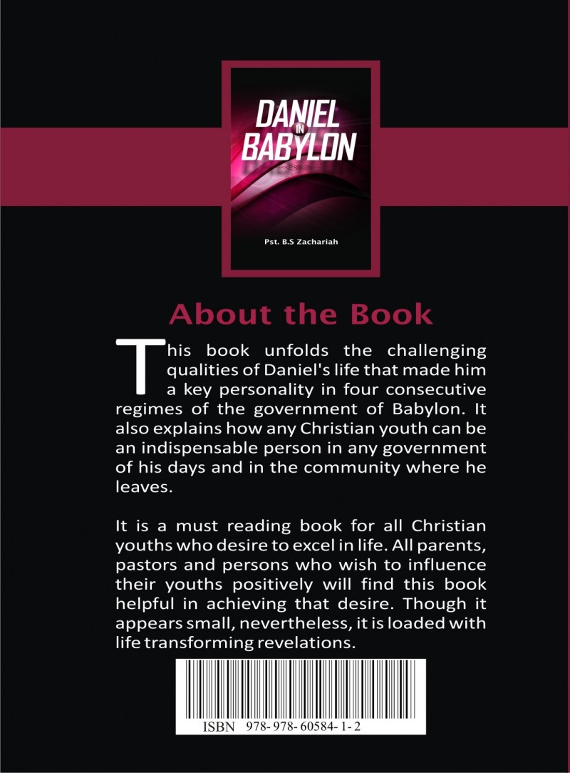 Buy Daniel In Babylon by Boyi Solomon Zachariah on Selar
