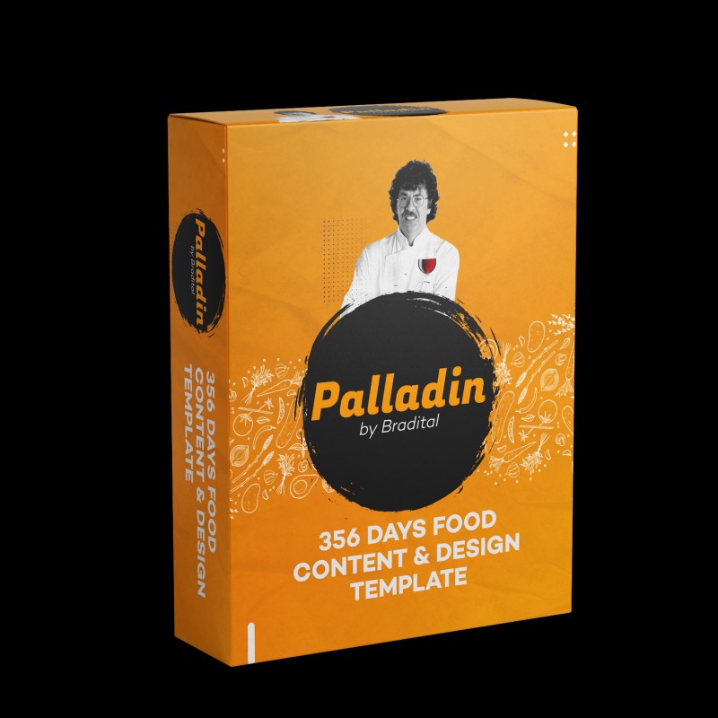Buy PALLADIN: 365 Days Food Content and Design Template Bundle by ...