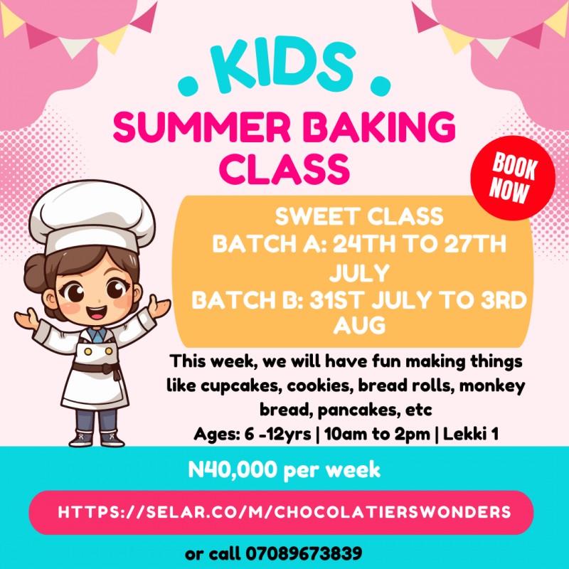 Buy Kids Baking Classes: Sweet Class by Make and Taste on Selar