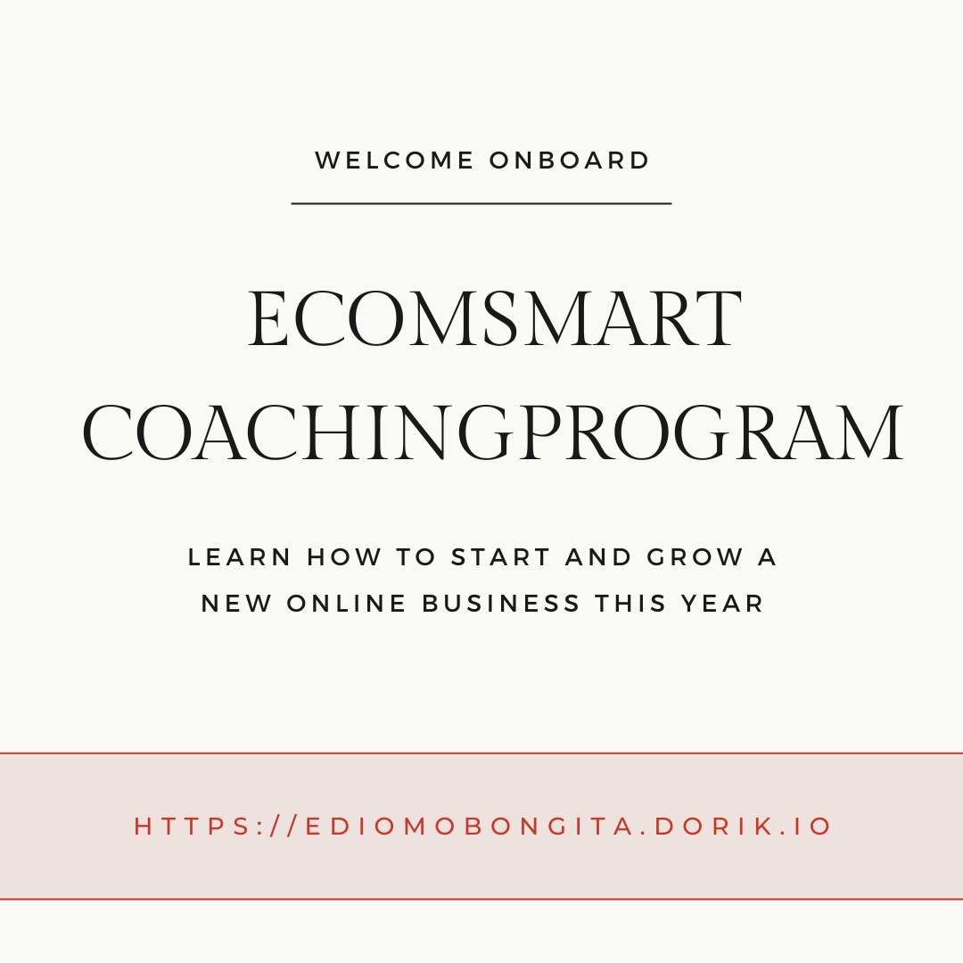 Buy The ECOMSMART Coaching Program by IFMHUB on Selar