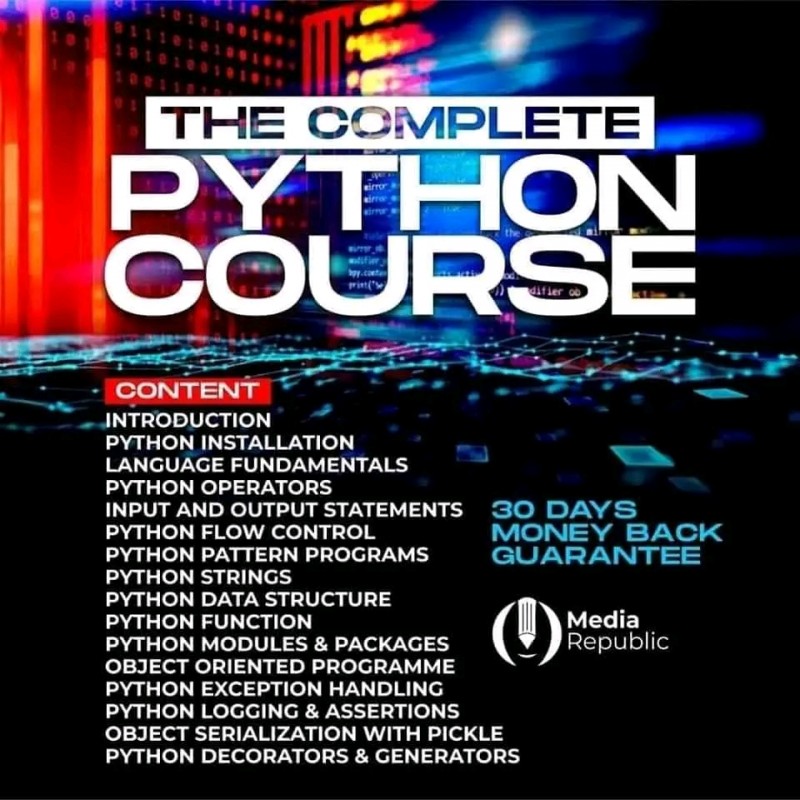 Buy COMPLETE PYTHON COURSE by CloudTech on Selar