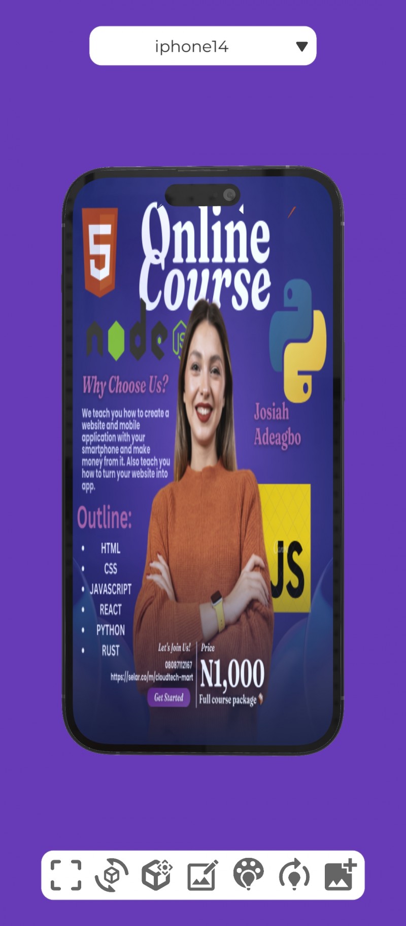 Buy HOW TO CREATE 3D LOGO AND MOCKUPS by CloudTech on Selar