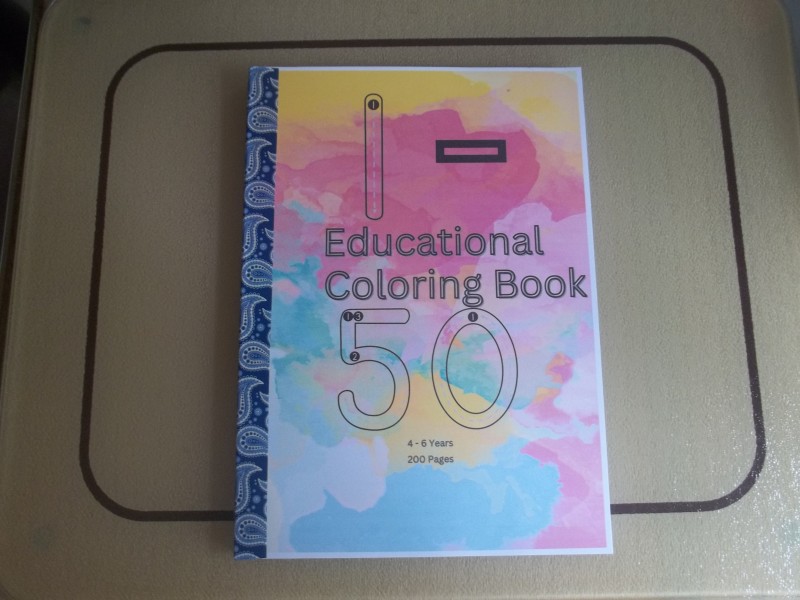 Buy Numbers 1-50 Educational Colouring Book for Kids by Hendrik Daniel ...