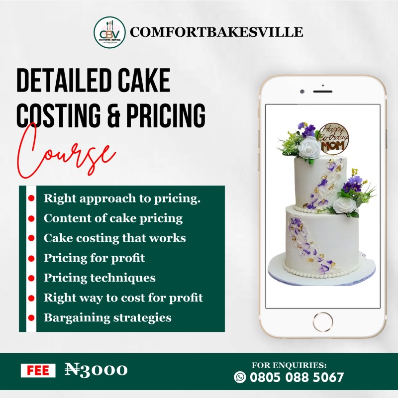 Buy CAKE COSTING AND PRICING by comfortBakesville Global Resources on Selar