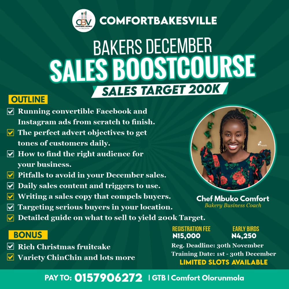 Buy MONETIZE YOUR KNOWLEDGE/FACEBOOK ADS COURSE FOR BAKERS & FOOD ...