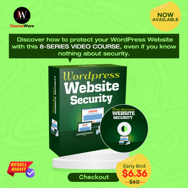 Buy Wordpress Website Security by Course Ware on Selar