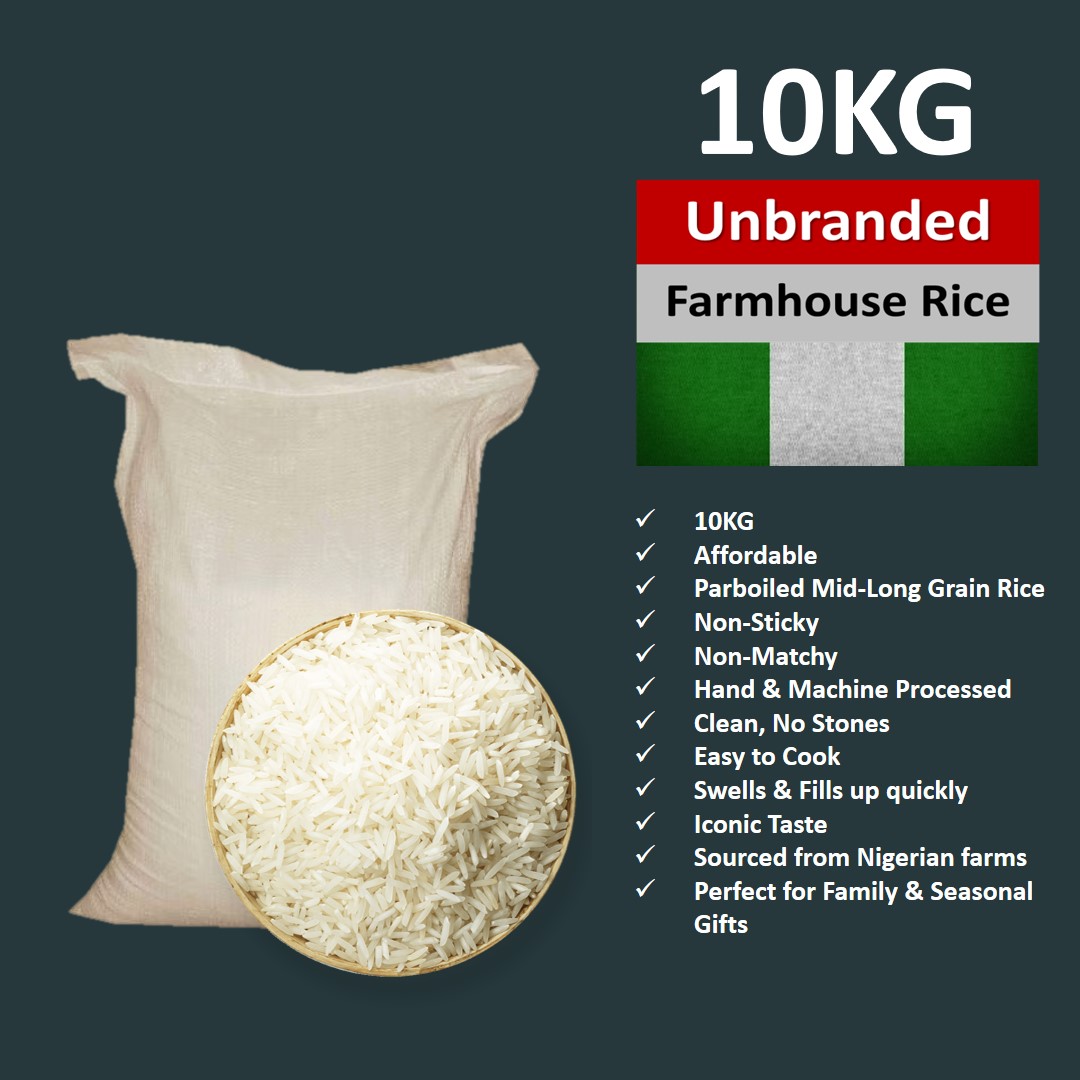 Buy 10Kg Unbranded Farmhouse Rice - Mid-Long Grain Rice (Sourced from ...