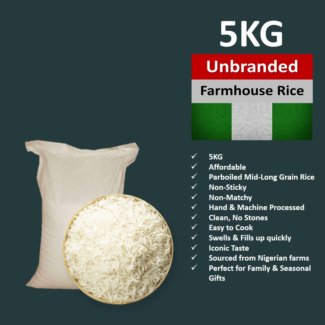 Buy 5Kg Unbranded Farmhouse Rice - Mid-Long Grain Rice (Sourced from ...