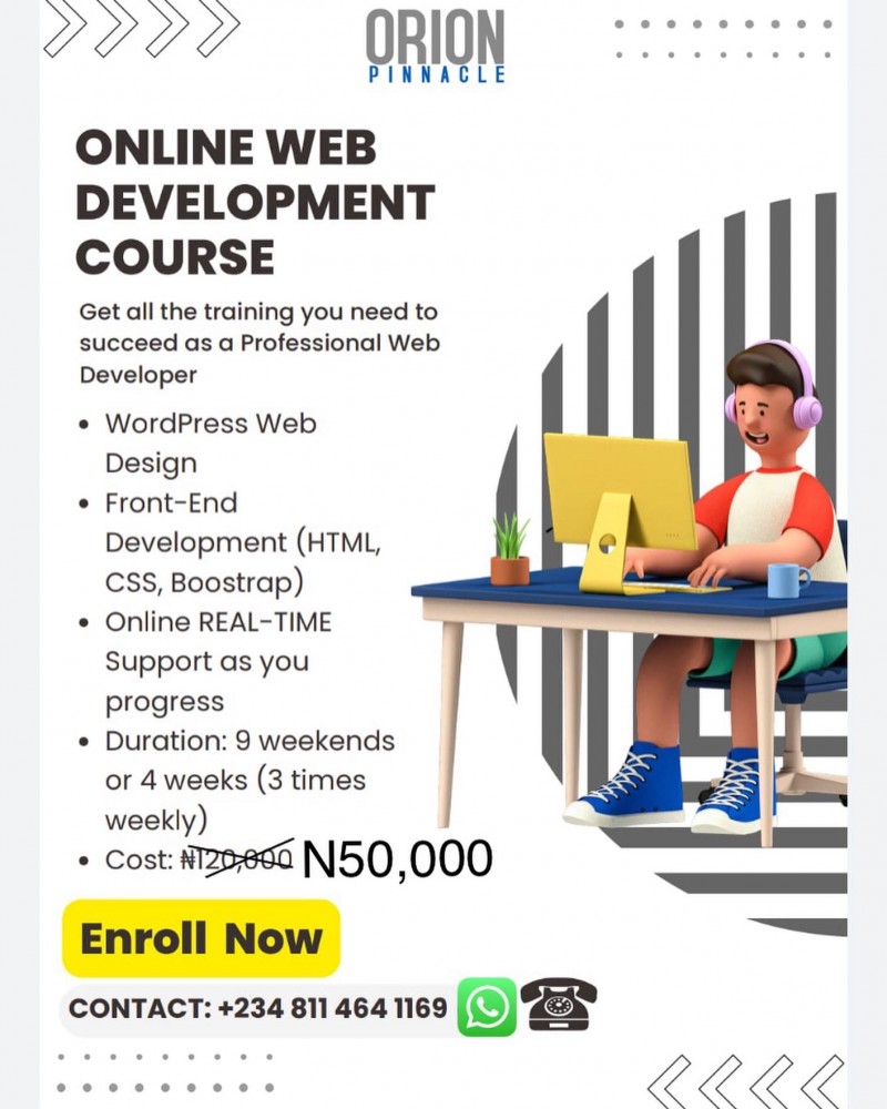 Buy Web development course by DB Productions on Selar
