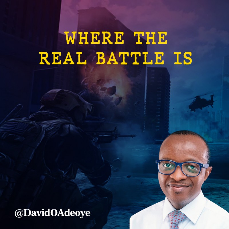 Buy WHERE THE REAL BATTLE IS by David Adeoye on Selar