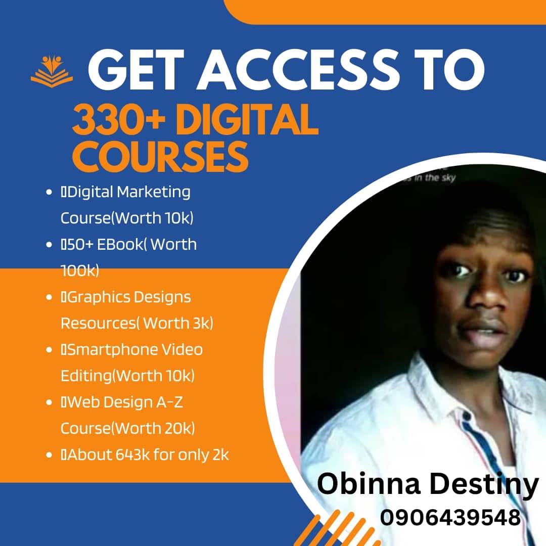 Buy 330 Digital Courses by Destiny Obinna on Selar