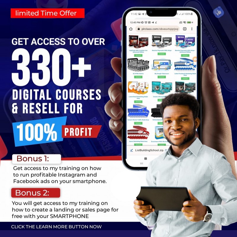 Buy 330+ Digital Courses Bundle by Waheed Digitals on Selar