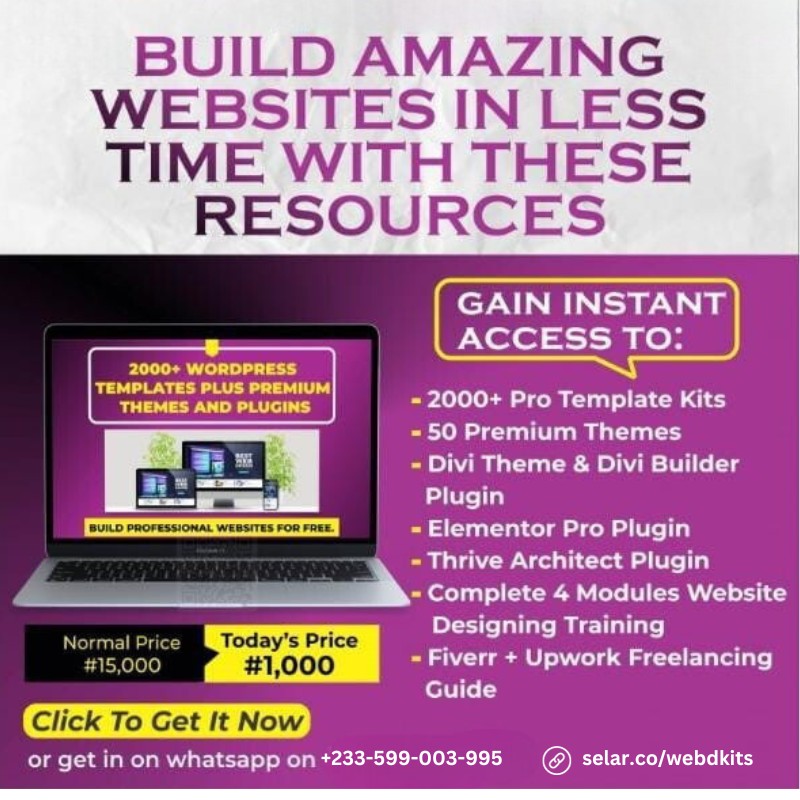 Buy Website Design Templates Kits by Waheed Digitals on Selar