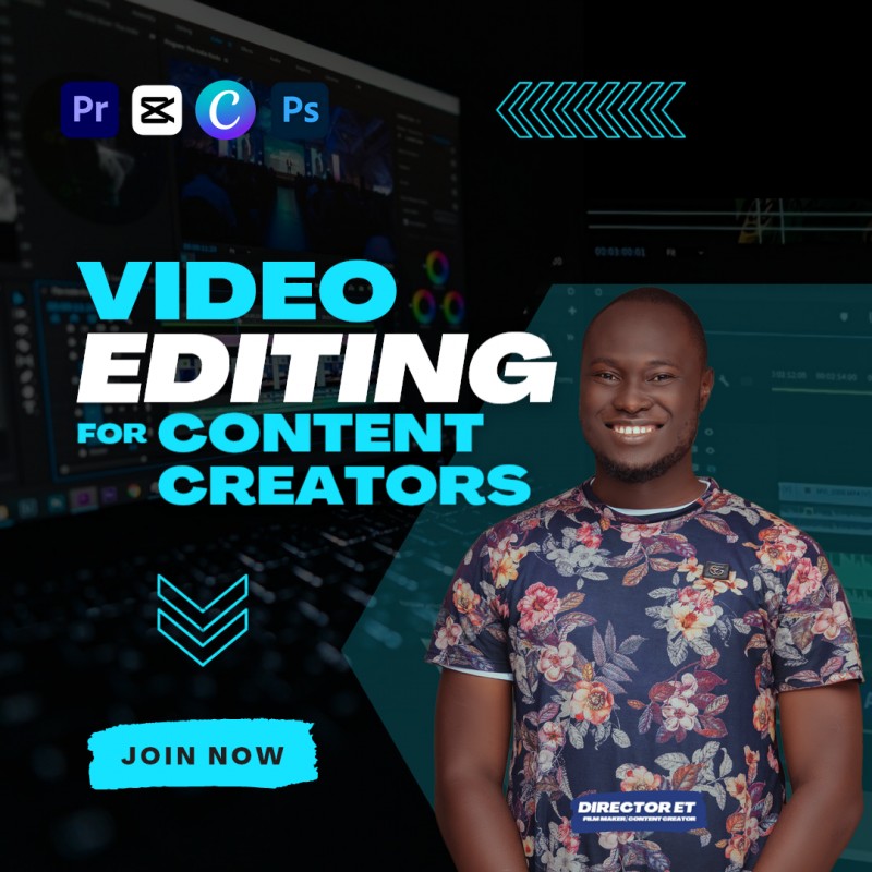 Buy Video Editing For Content Creators Masterclass by Director ET on Selar