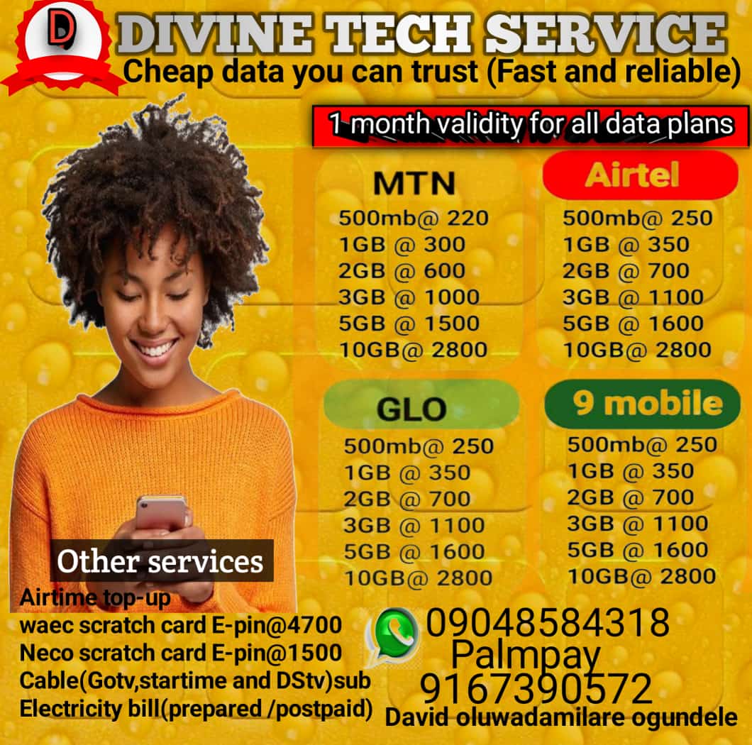 Buy DIVINE TECH by DIVINE TECH SERVICE on Selar