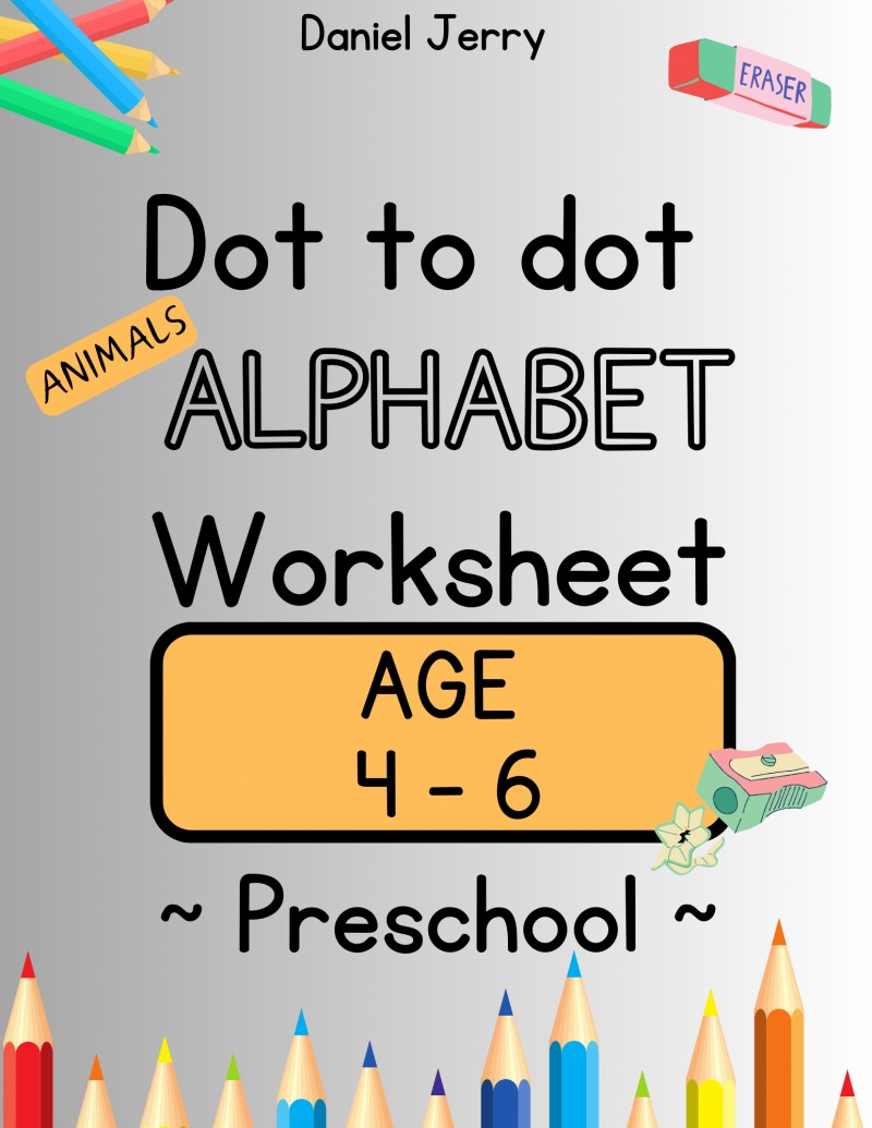 Buy Dot to Dot Animal Alphabet Worksheet For Kids by Daniel jerry on Selar