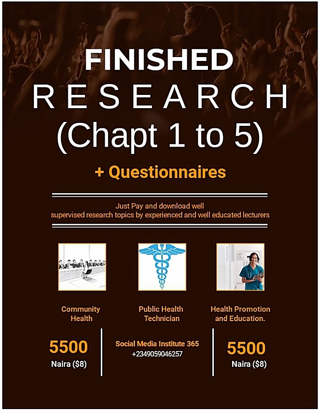 Get Finished Research - 1-5, Abstract, Questionnaires and References by ...