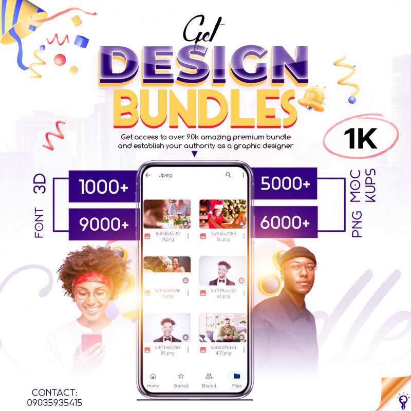 Buy DESIGN PACKS BUNDLE by EBUKA MEDIA on Selar