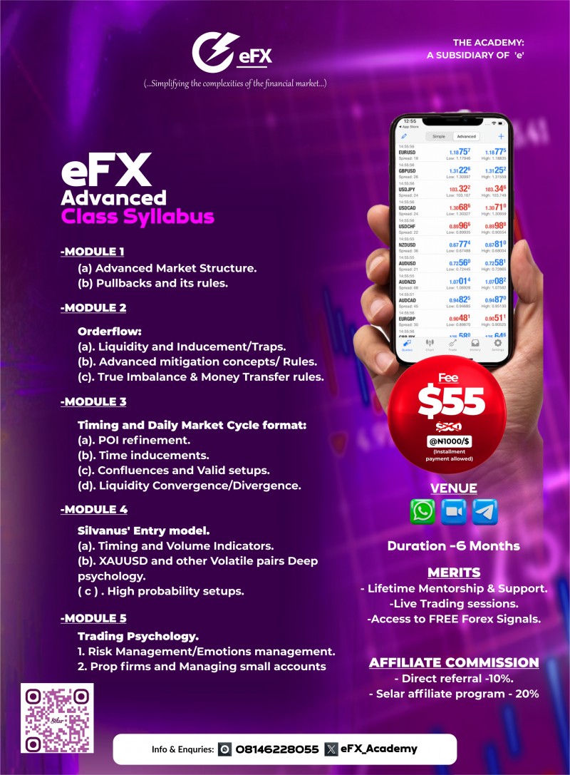 Buy eFX ADVANCED COURSE. by eFX Academy on Selar