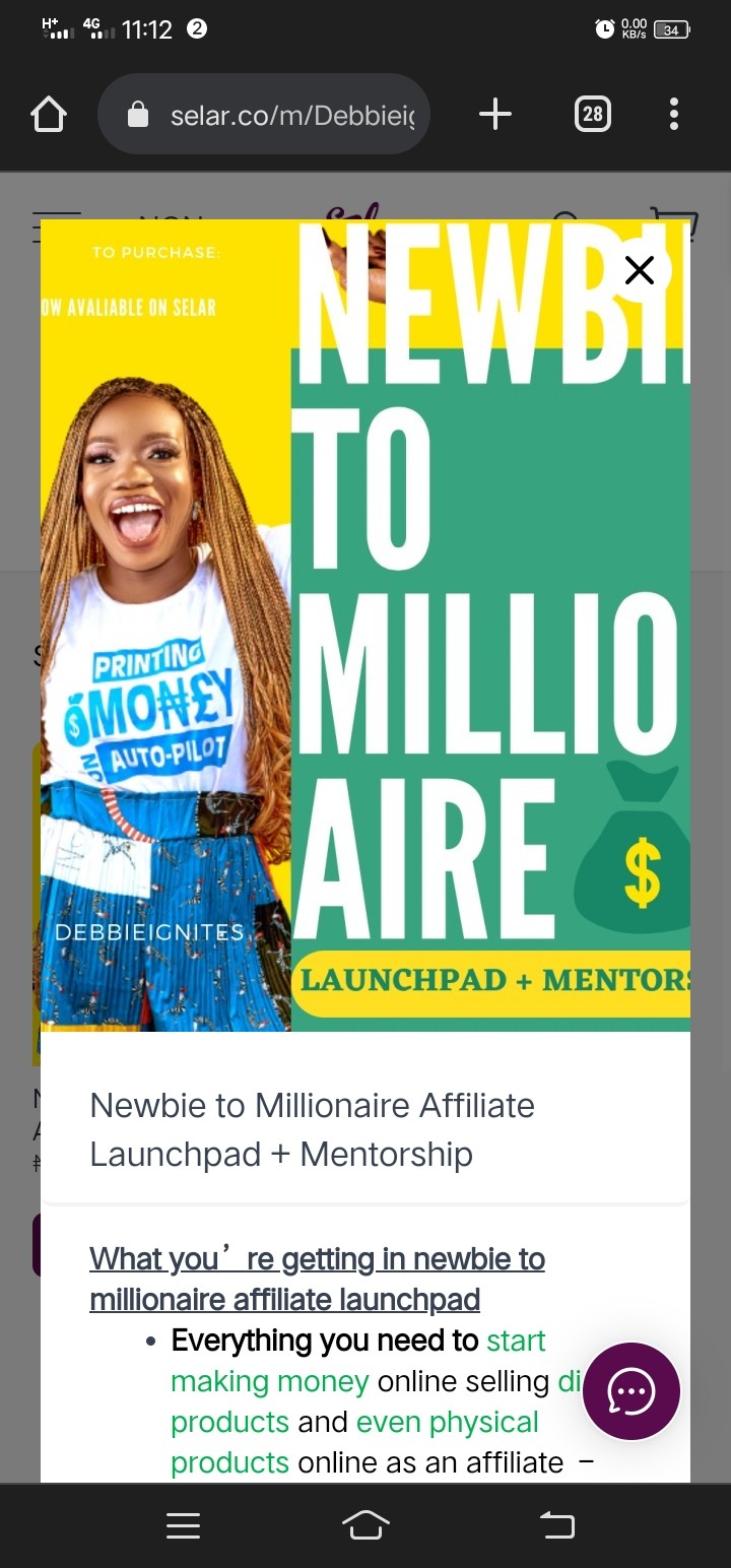 Buy Newbie to millionaire Affiliate launchpad by Ekwe Ugochi on Selar